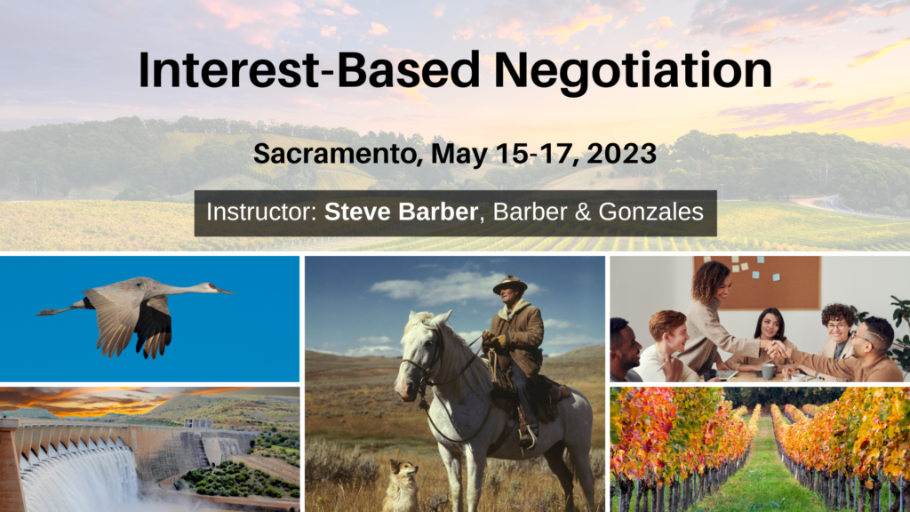 Interest-Based Negotiation Workshop - The Western Section of the ... Interest-Based Negotiation Workshop - The Western Section of the ...